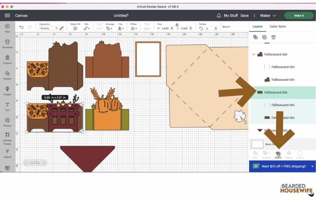 How to Make Fall Box Cards - The Bearded Housewife