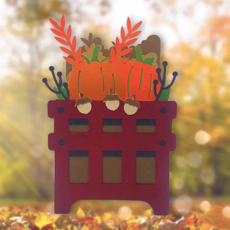 How to Make Fall Box Cards - The Bearded Housewife