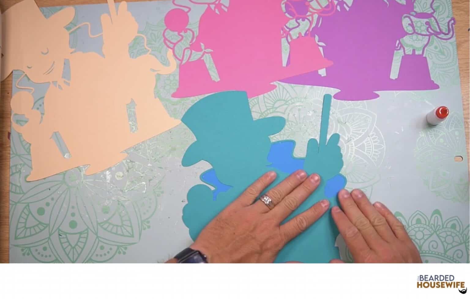 How to Make Circus Layered Paper Crafts - The Bearded Housewife