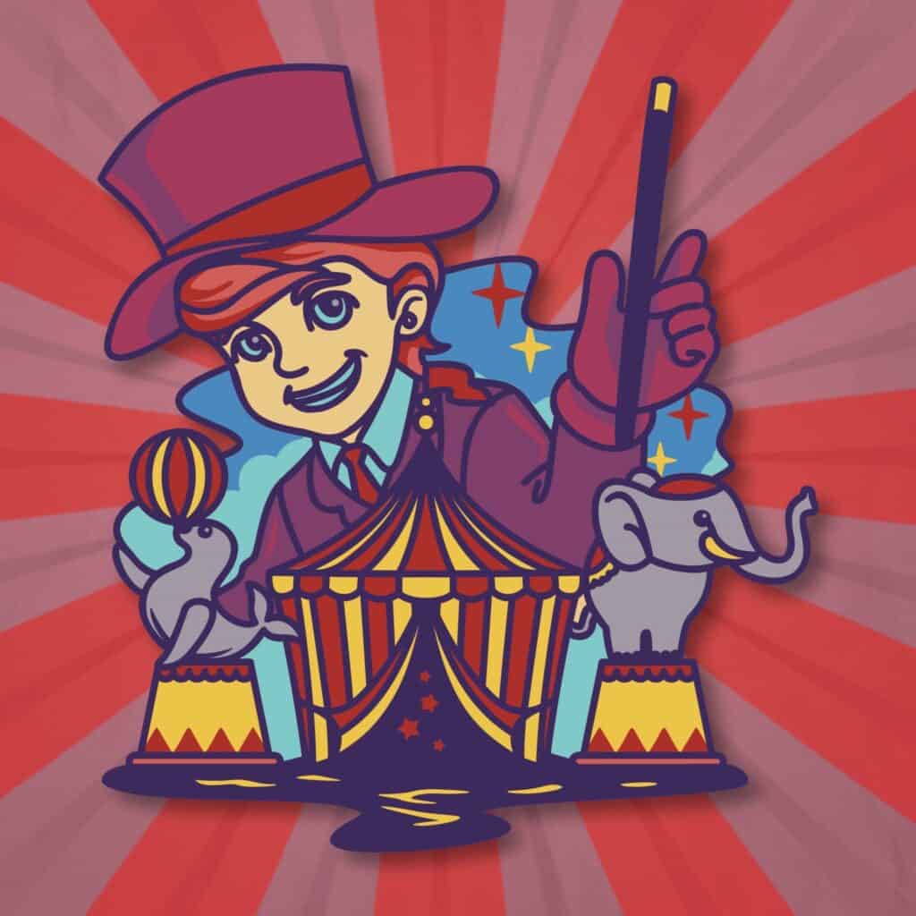 How to Make Circus Layered Paper Crafts - The Bearded Housewife