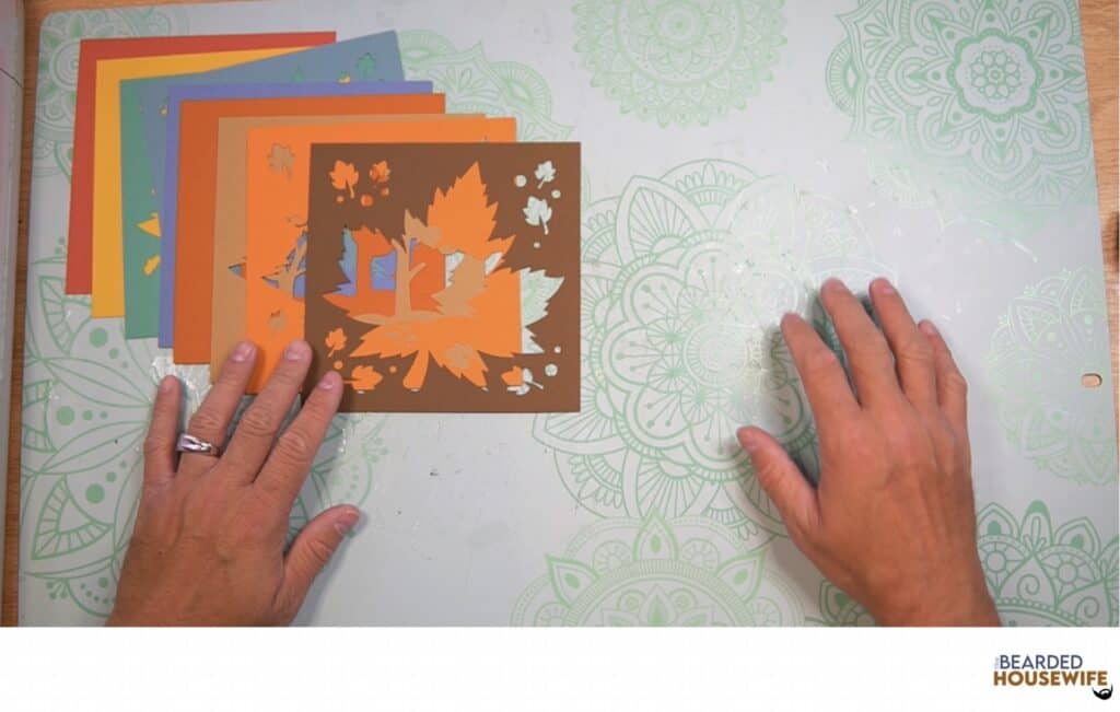 How to Make Fall Shadow Boxes - The Bearded Housewife