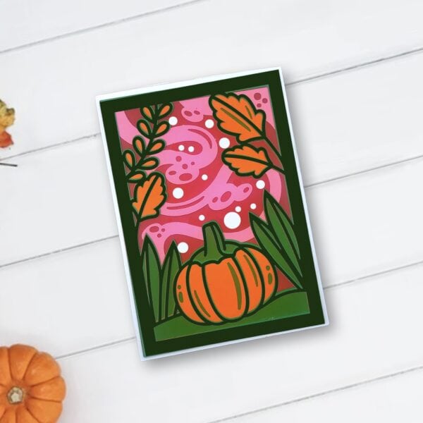 How to Make Layered Cards for Fall - The Bearded Housewife