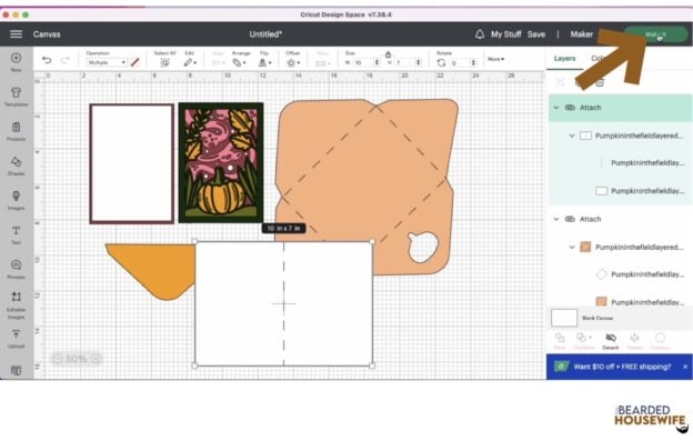 How to Make Layered Cards for Fall - The Bearded Housewife