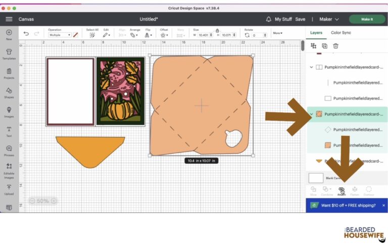 How to Make Layered Cards for Fall - The Bearded Housewife