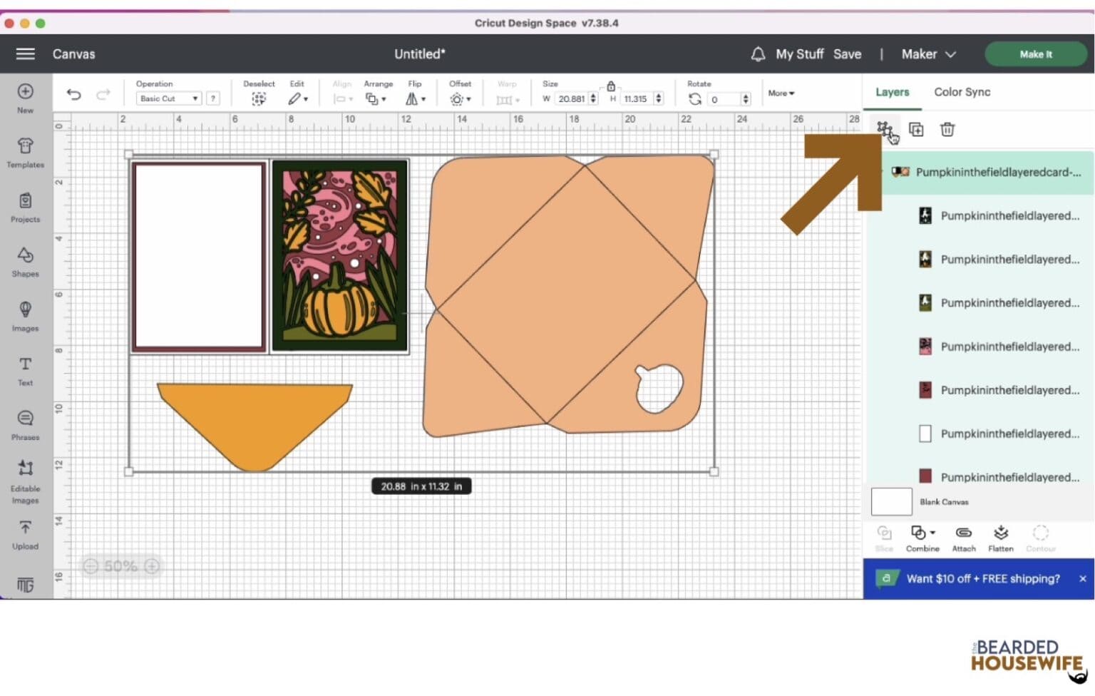 How to Make Layered Cards for Fall - The Bearded Housewife