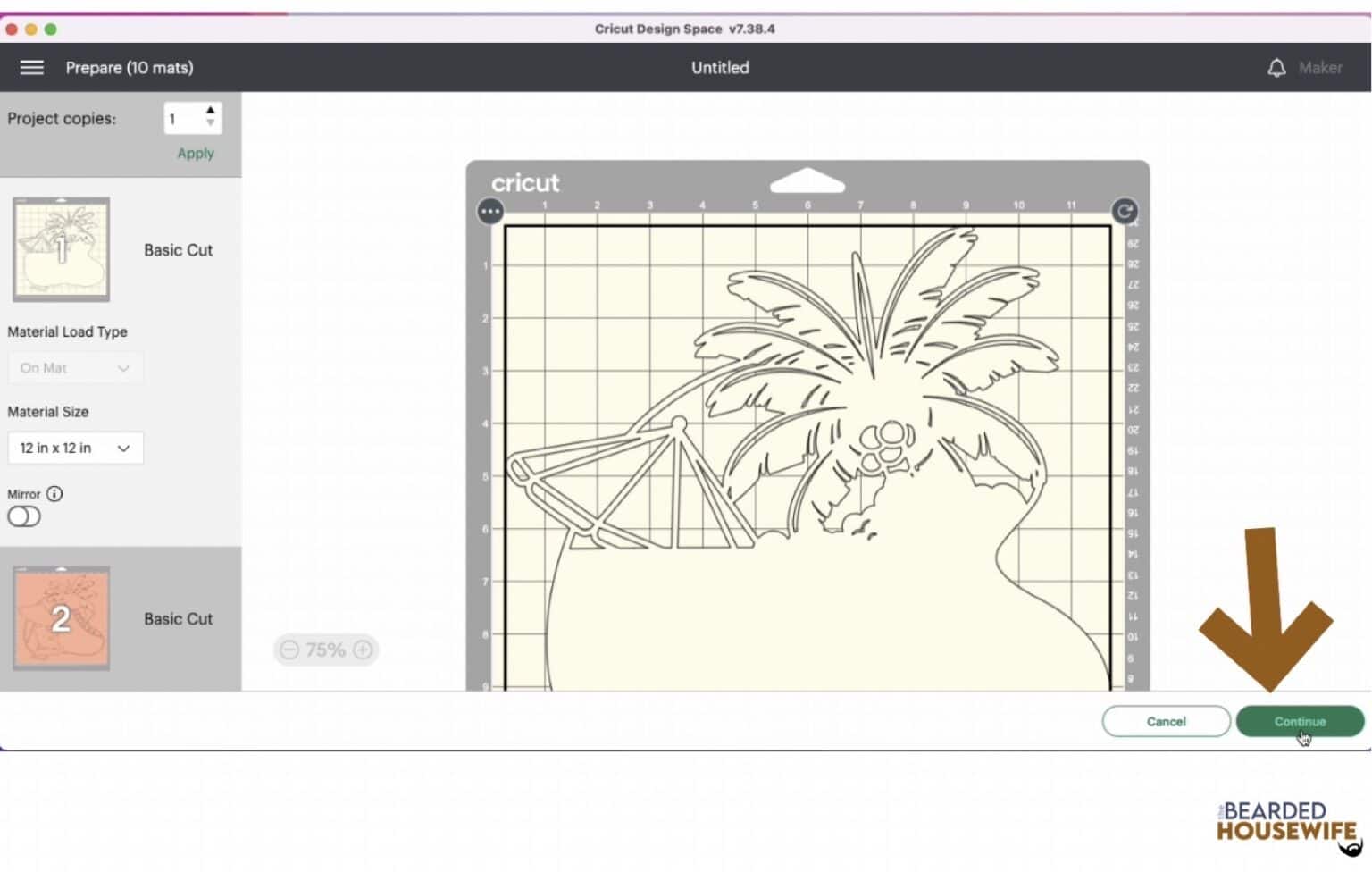 How to Make On the Beach Layered Paper Crafts - The Bearded Housewife