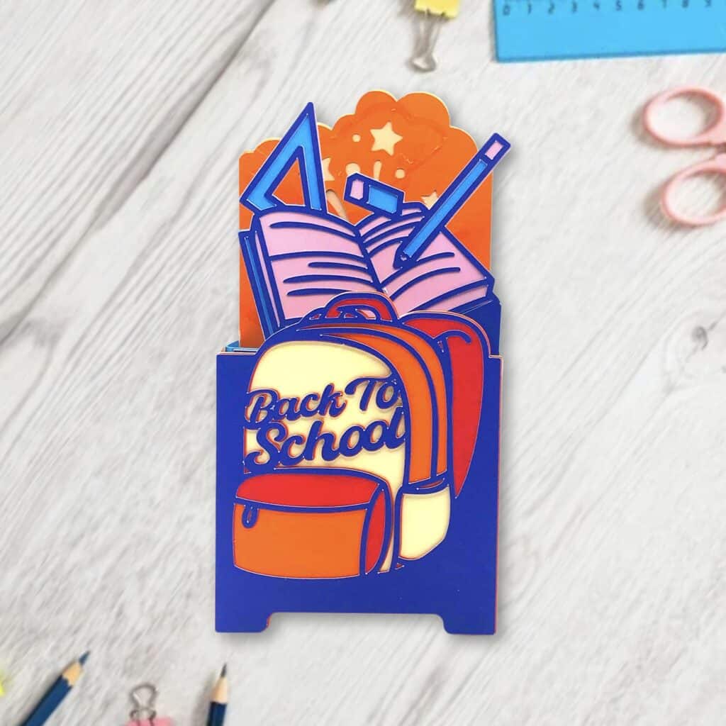 How to Make Back to School Box Cards - The Bearded Housewife