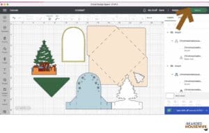 How to Make Christmas Tree Box Cards - The Bearded Housewife