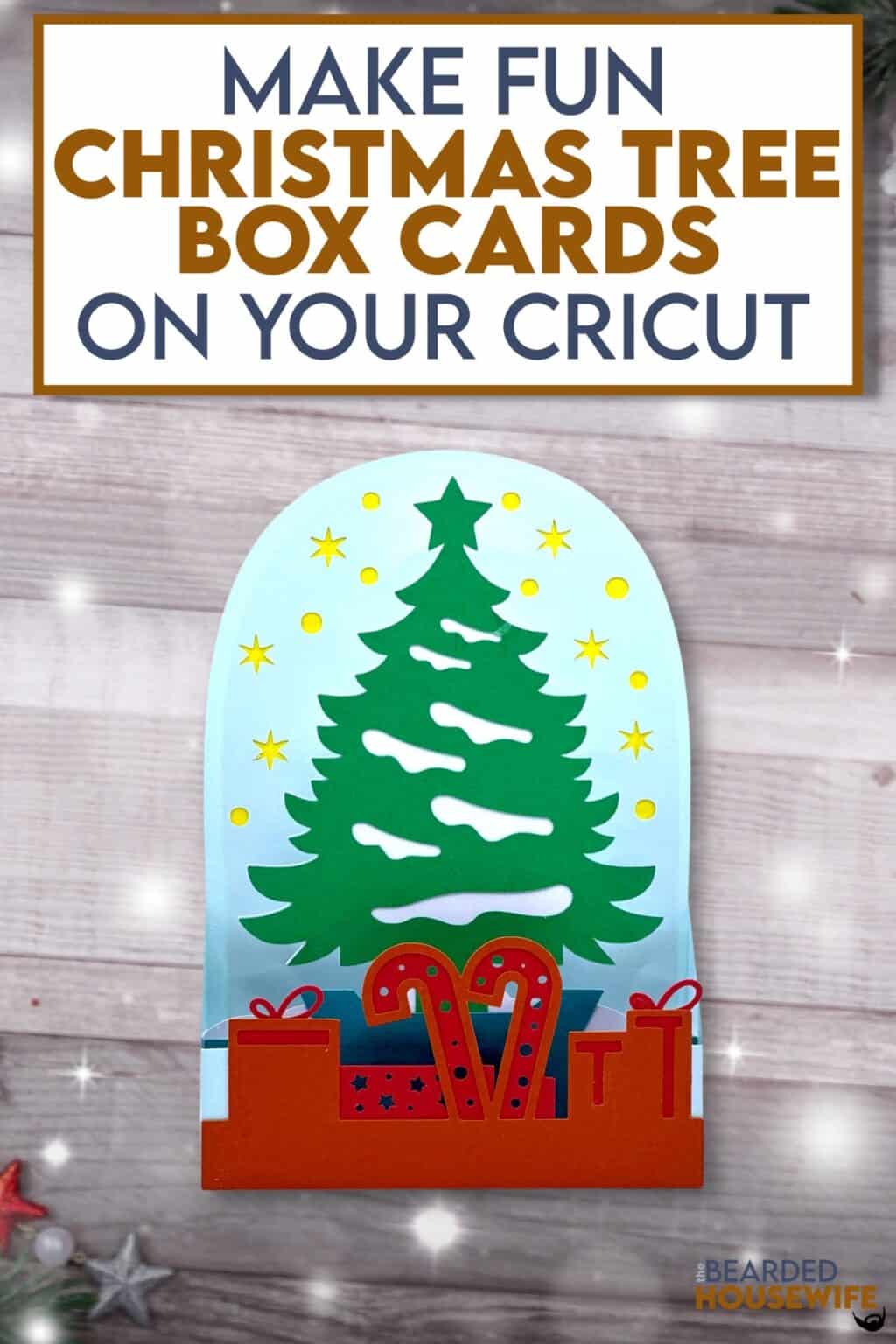 How to Make Christmas Tree Box Cards - The Bearded Housewife