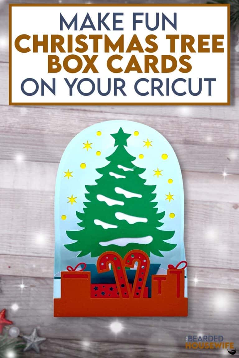 How to Make Christmas Tree Box Cards - The Bearded Housewife