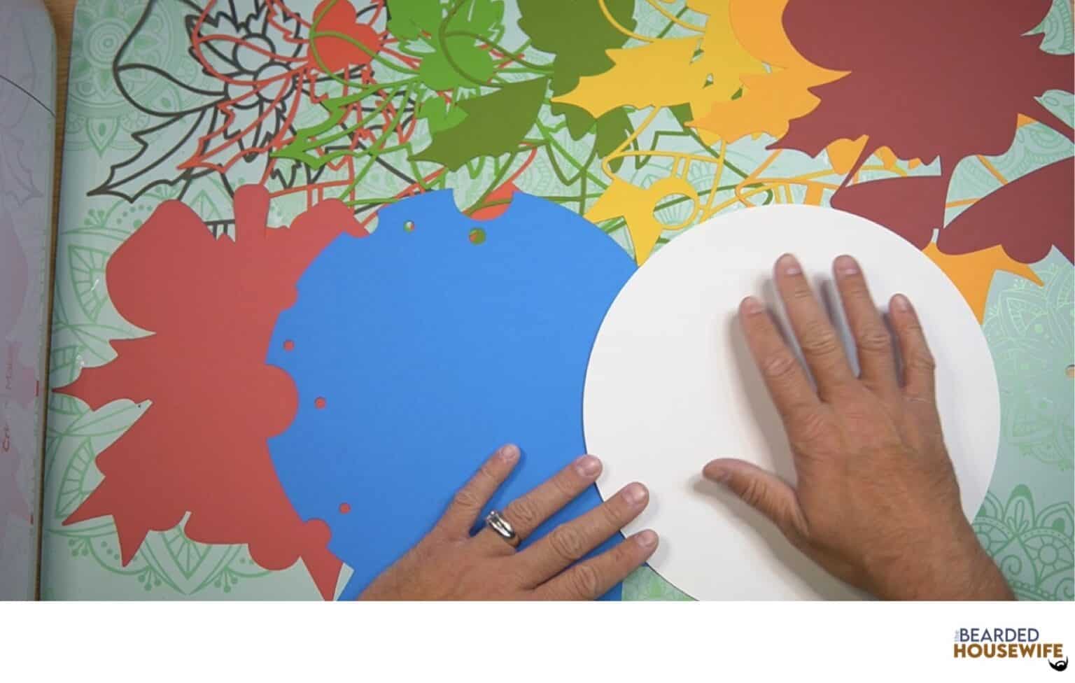 How to Make Christmas Bell Layered Paper Crafts - The Bearded Housewife