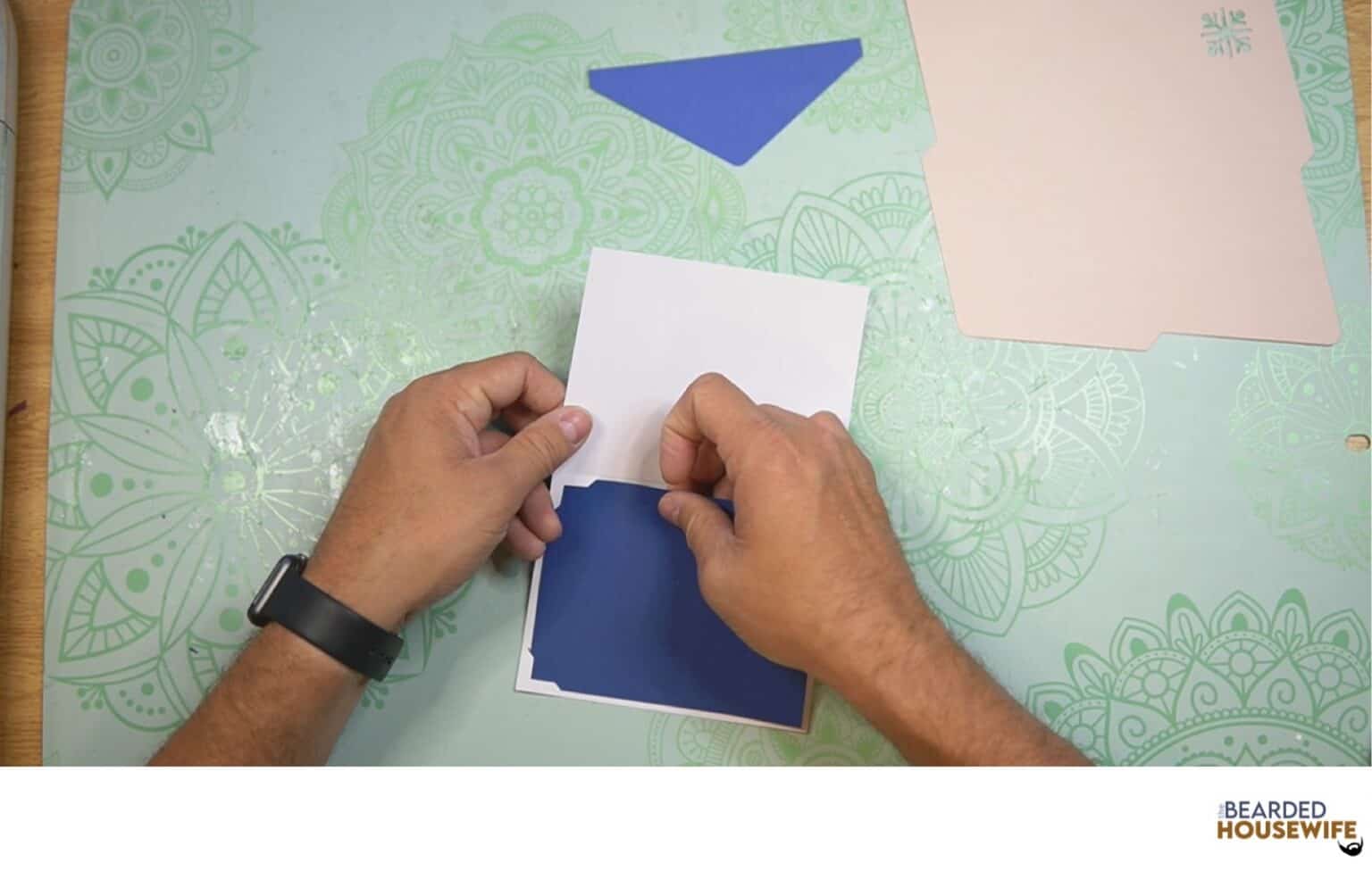 How to Make a Merry Christmas Insert Card - The Bearded Housewife