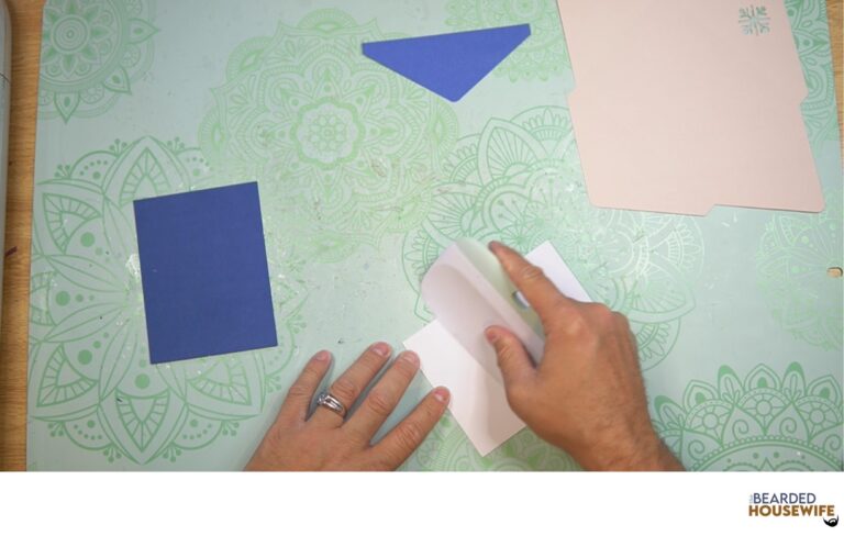 How to Make a Merry Christmas Insert Card - The Bearded Housewife