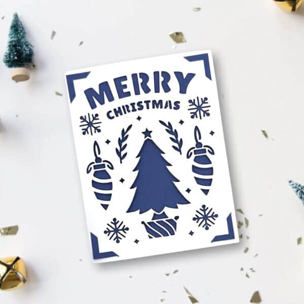 How to Make a Merry Christmas Insert Card - The Bearded Housewife
