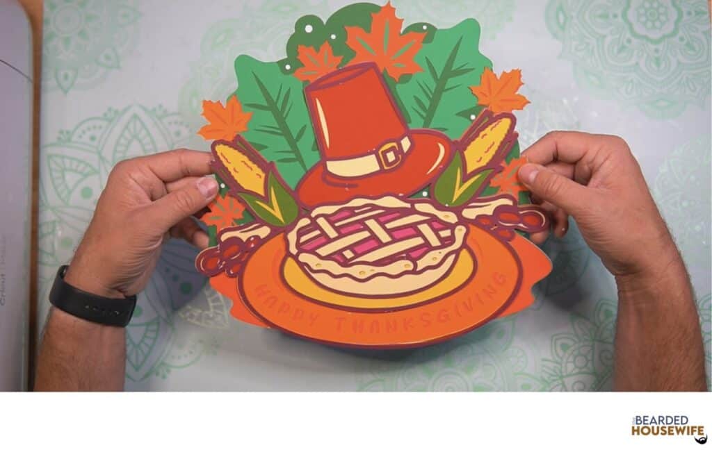 How to Make Thanksgiving Layered Paper Crafts - The Bearded Housewife
