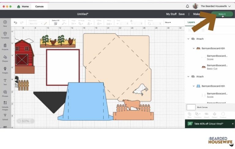 How to Make Cute Barnyard Box Cards - The Bearded Housewife