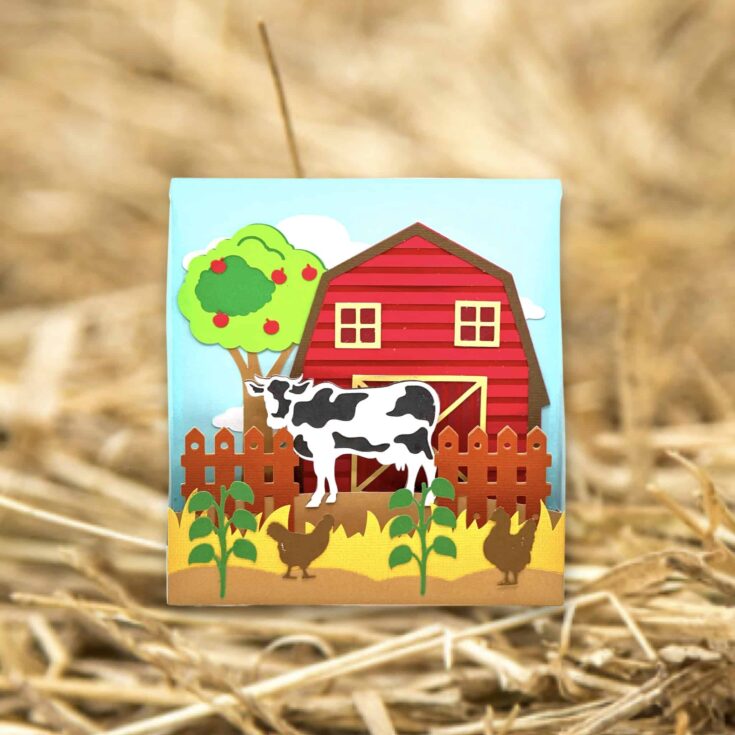 How to Make Cute Barnyard Box Cards - The Bearded Housewife