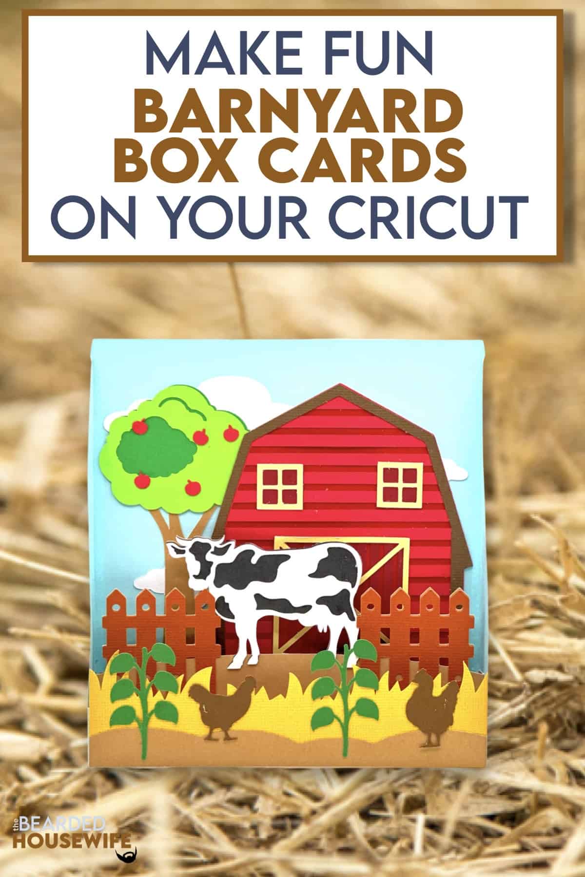 How to Make Cute Barnyard Box Cards - The Bearded Housewife