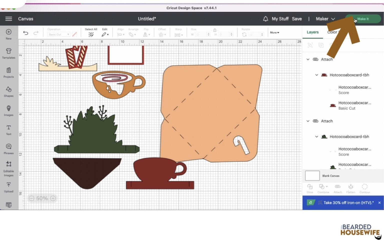 How to Make Hot Cocoa Box Cards - The Bearded Housewife