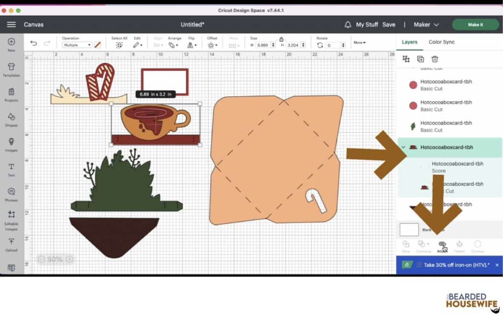 How to Make Hot Cocoa Box Cards - The Bearded Housewife