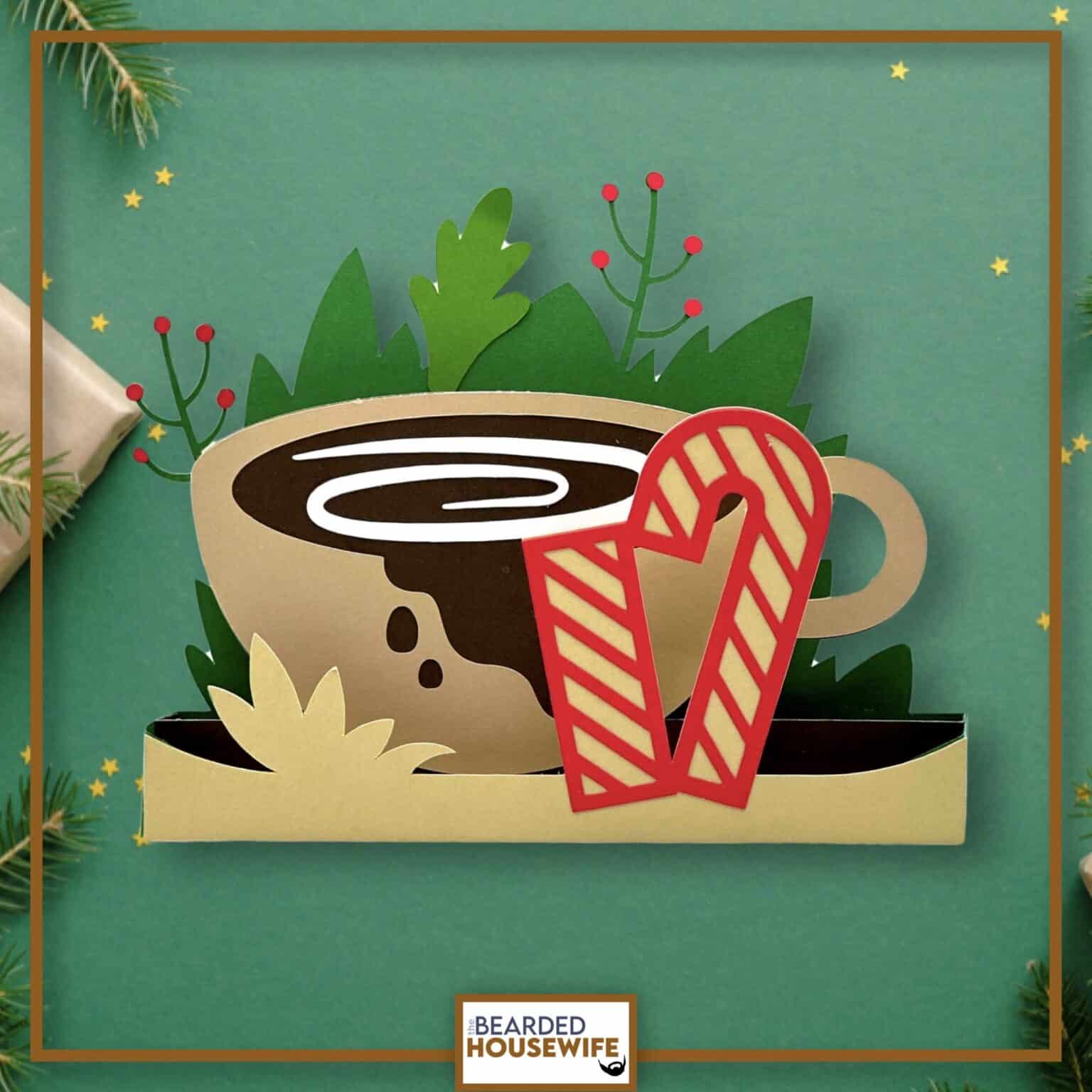 How to Make Hot Cocoa Box Cards - The Bearded Housewife