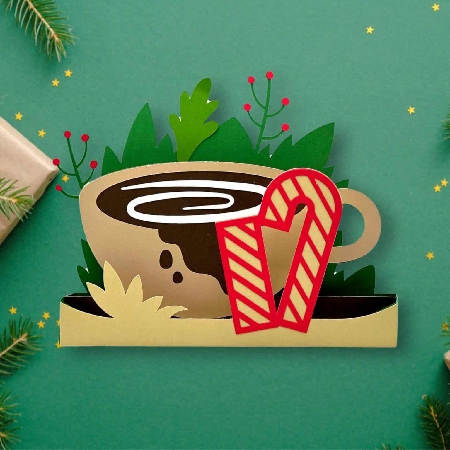 How to Make Hot Cocoa Box Cards - The Bearded Housewife