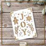 How to Make a Joy Insert Card - The Bearded Housewife