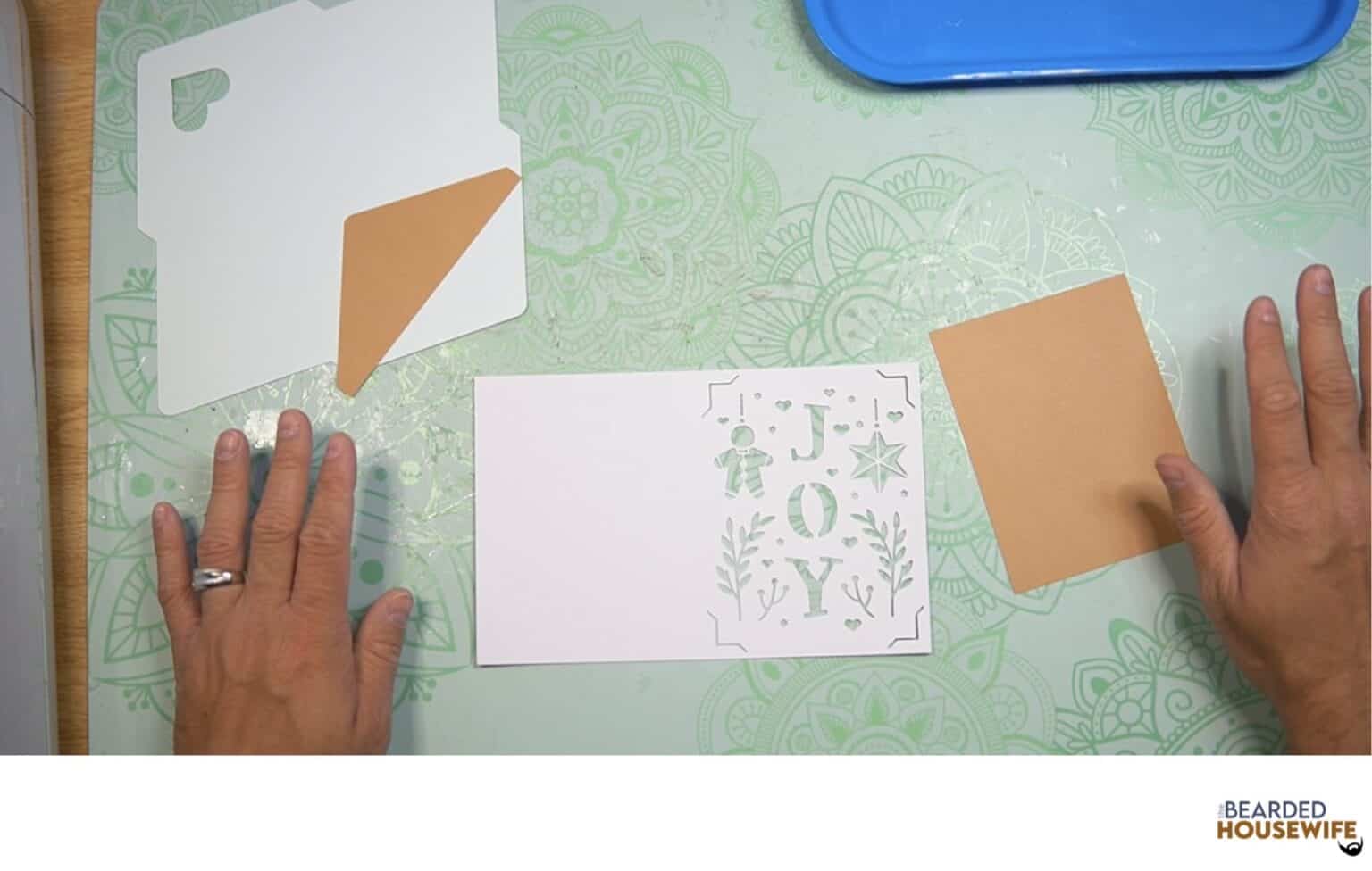 How to Make a Joy Insert Card - The Bearded Housewife