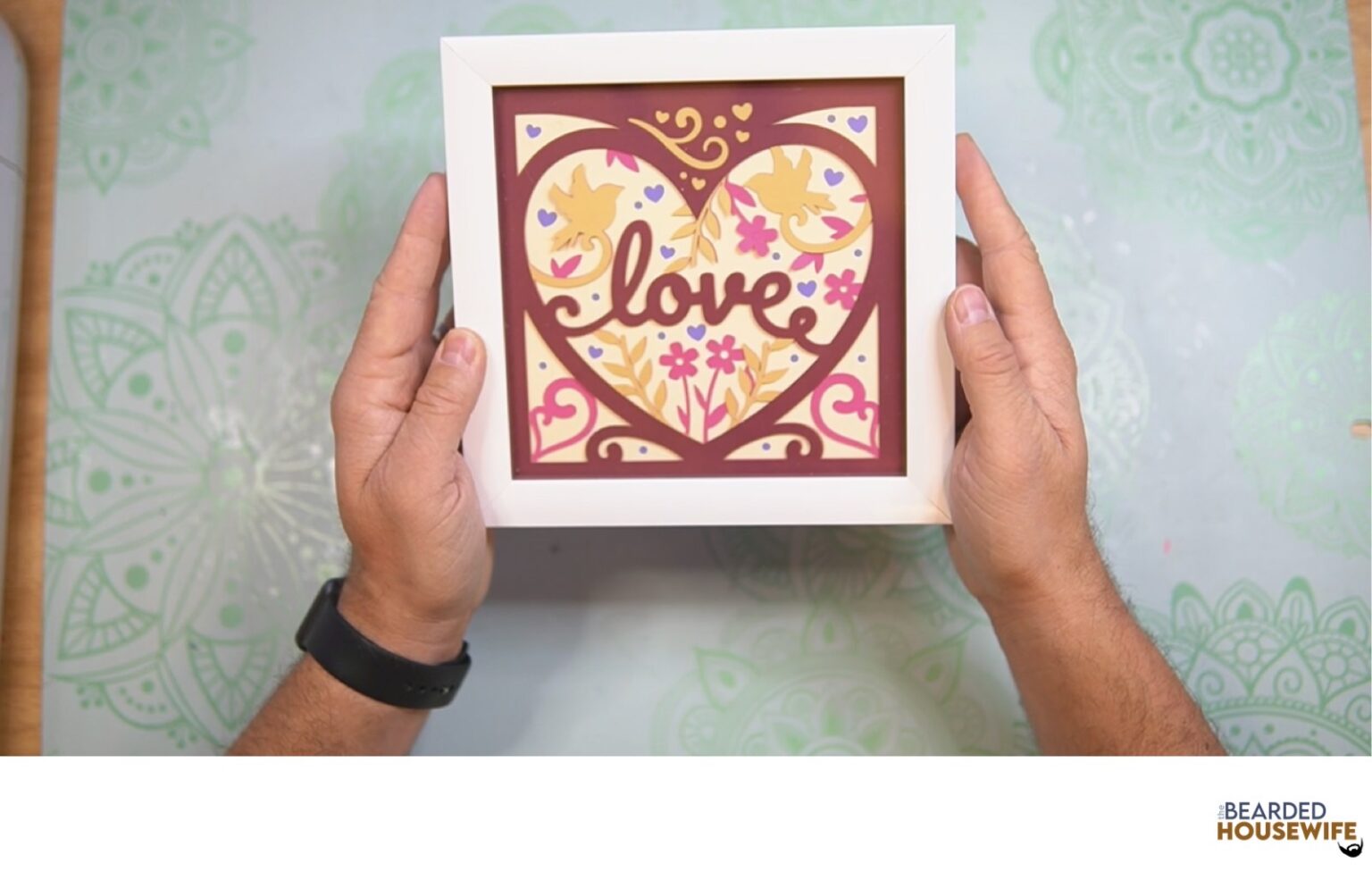 How to Make Love Shadow Boxes - The Bearded Housewife