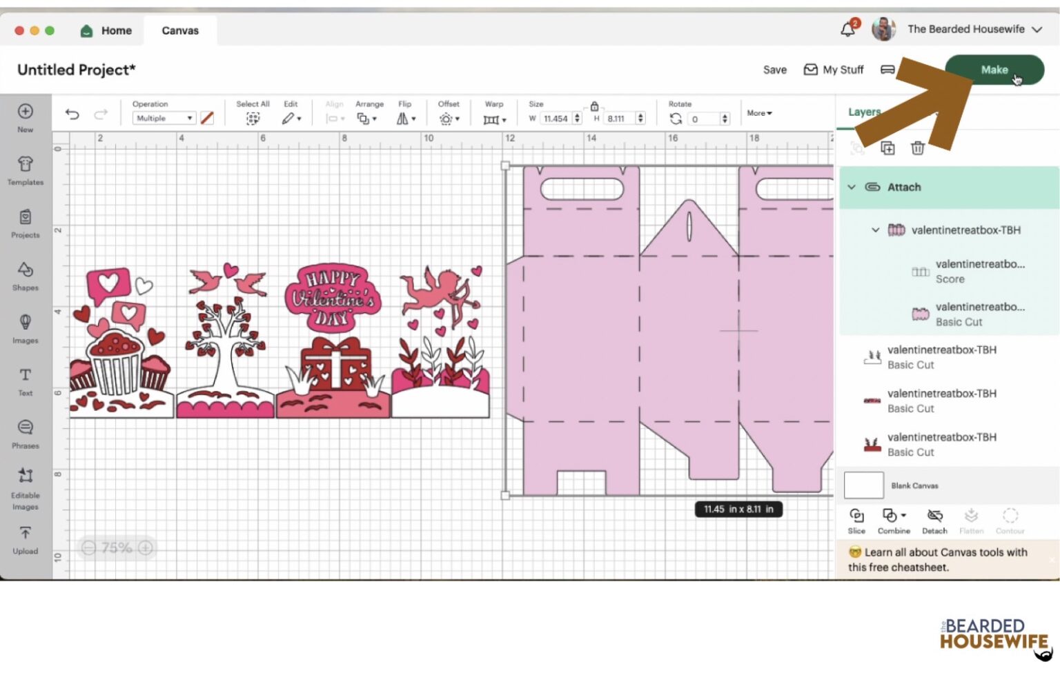 How to Make Fun Valentine's Day Treat Boxes - The Bearded Housewife