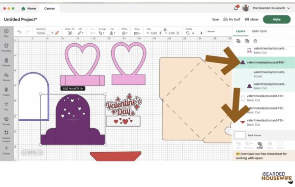 How to Make Fun Box Cards for Valentine's Day - The Bearded Housewife