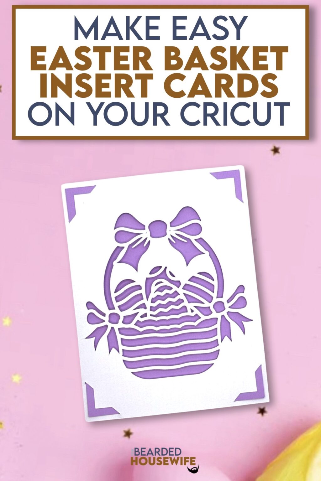 How to Make a Pretty Insert Card for Easter - The Bearded Housewife
