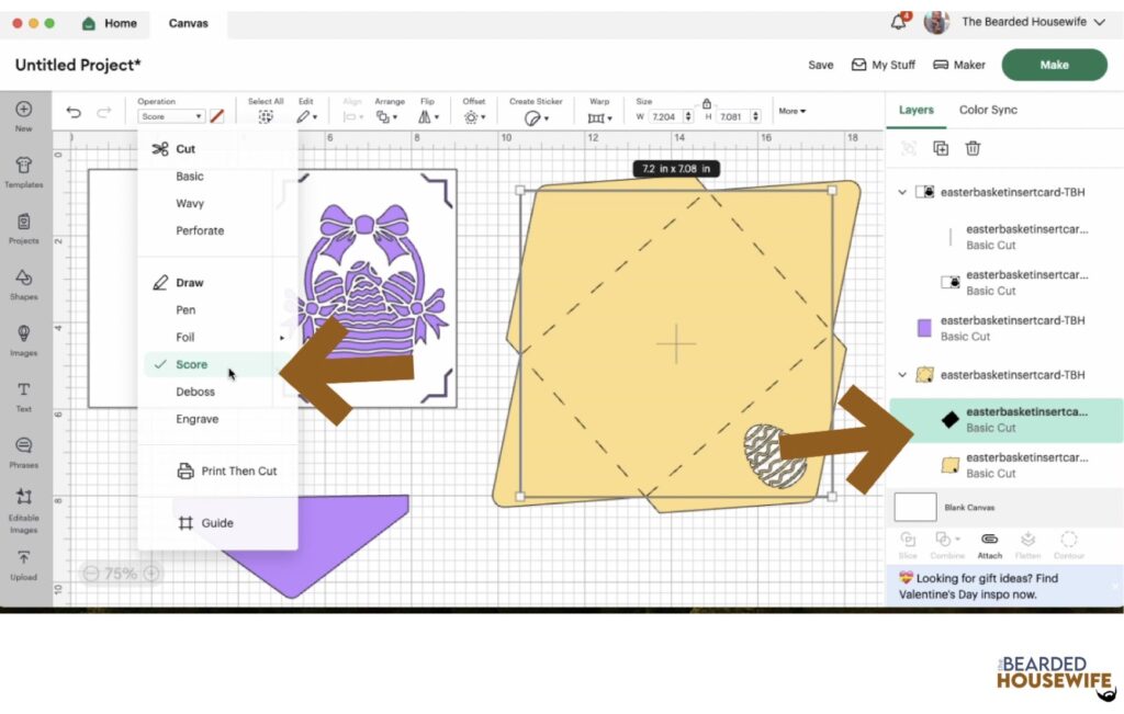 How to Make a Pretty Insert Card for Easter - The Bearded Housewife
