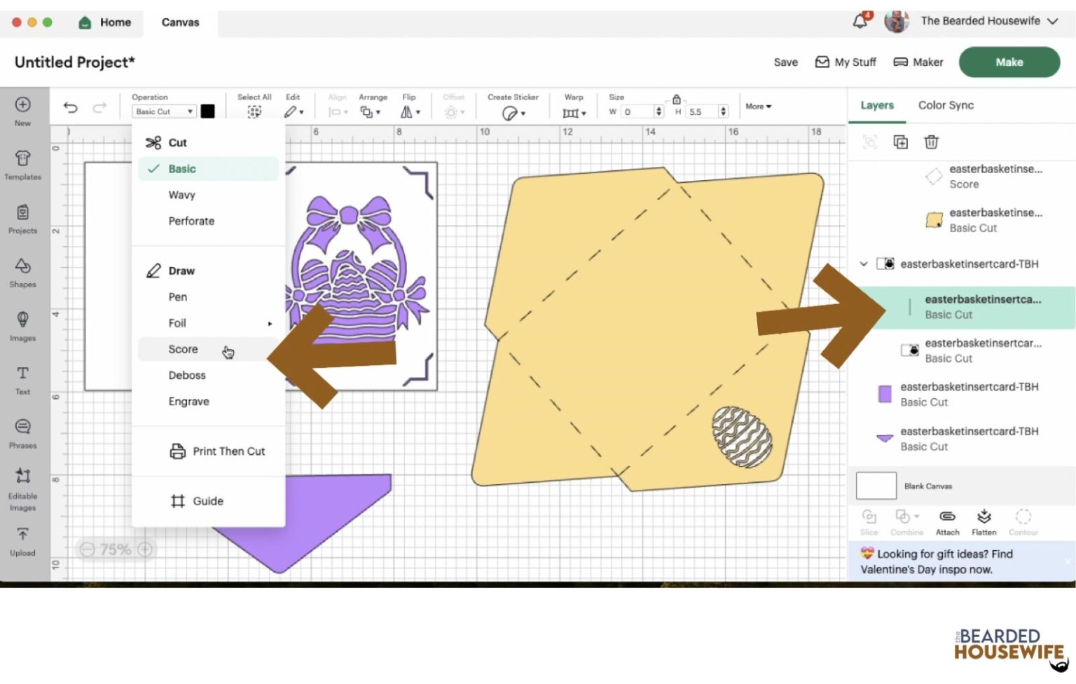 How to Make a Pretty Insert Card for Easter - The Bearded Housewife