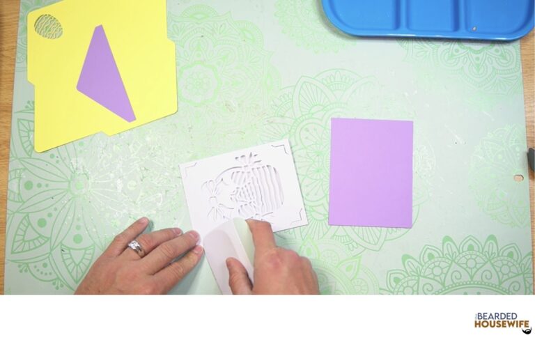 How to Make a Pretty Insert Card for Easter - The Bearded Housewife