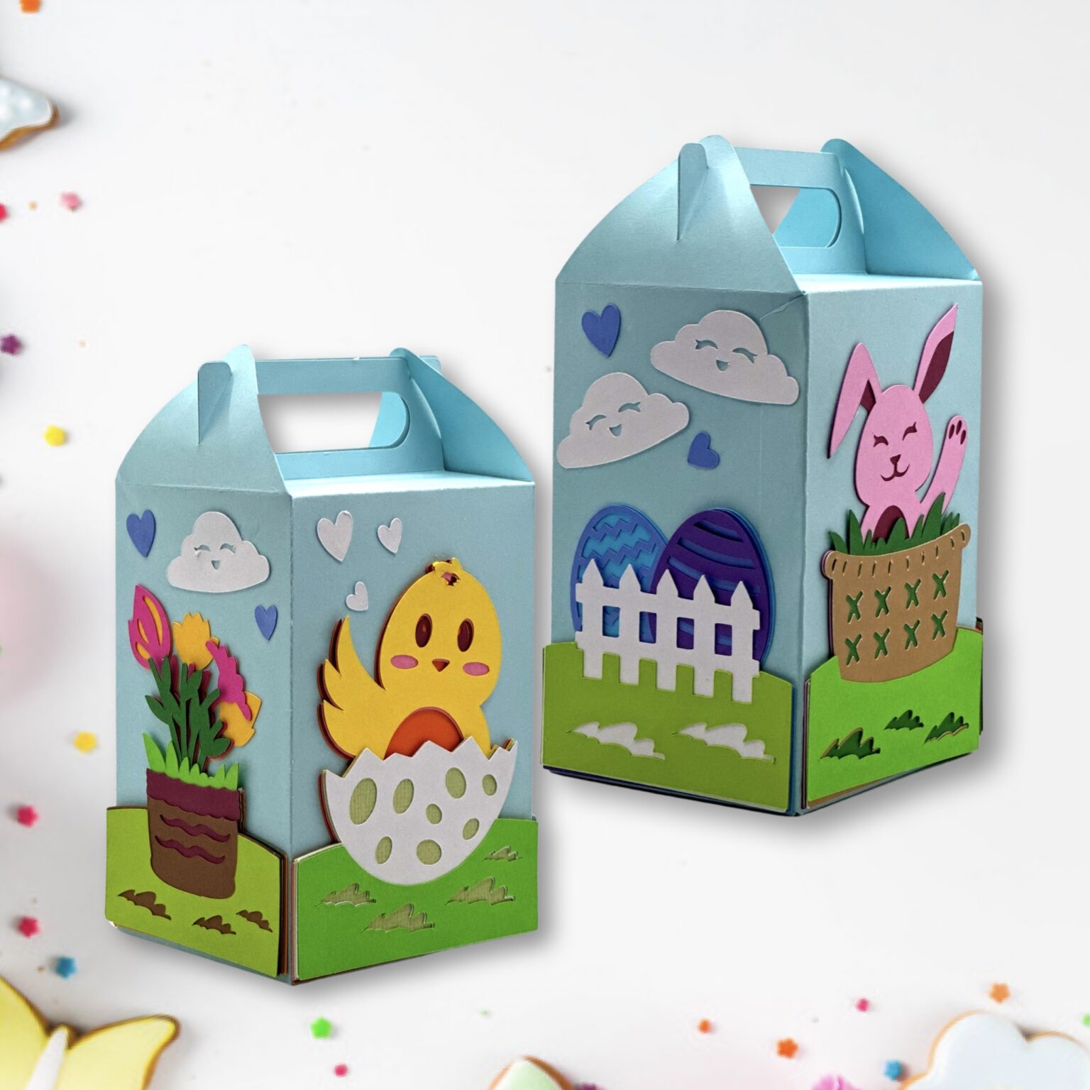 How to Make Fun Easter Treat Boxes - The Bearded Housewife