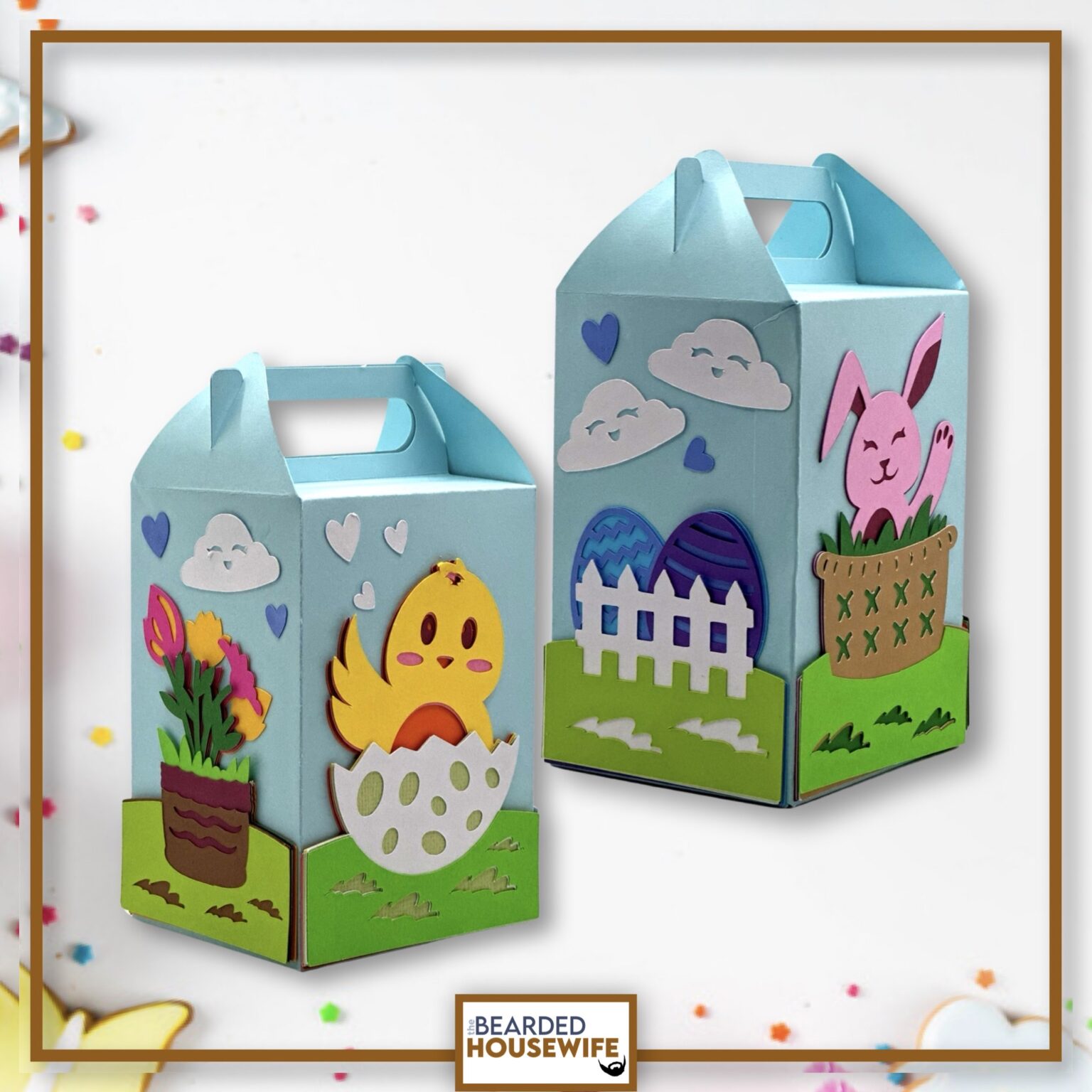 How to Make Fun Easter Treat Boxes - The Bearded Housewife