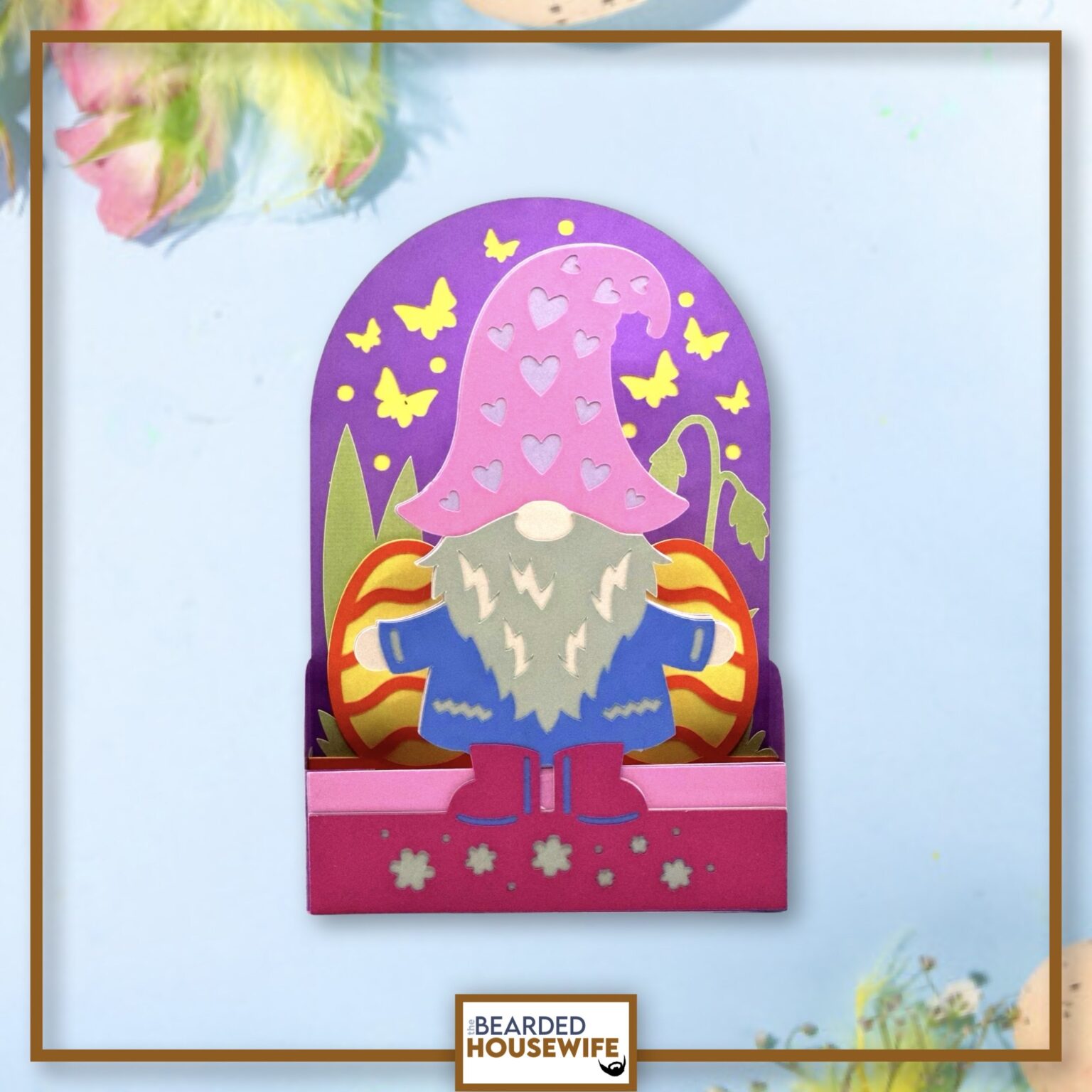 How to Make Cute Gnome Box Cards for Easter - The Bearded Housewife