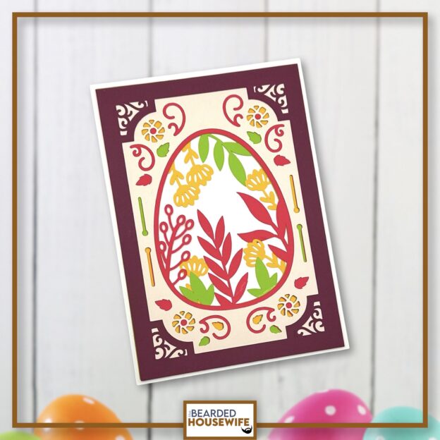 How to Make Pretty Layered Cards for Easter - The Bearded Housewife