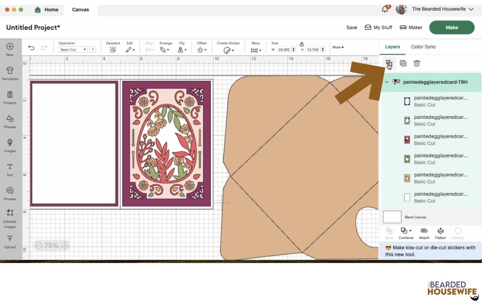How to Make Pretty Layered Cards for Easter - The Bearded Housewife