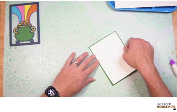 How to Make Fun Layered Cards for St. Patrick's Day - The Bearded Housewife