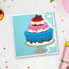 How to Make Birthday Cake Side Edge Cards - The Bearded Housewife