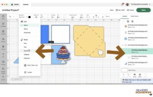 How to Make Birthday Cake Side Edge Cards - The Bearded Housewife