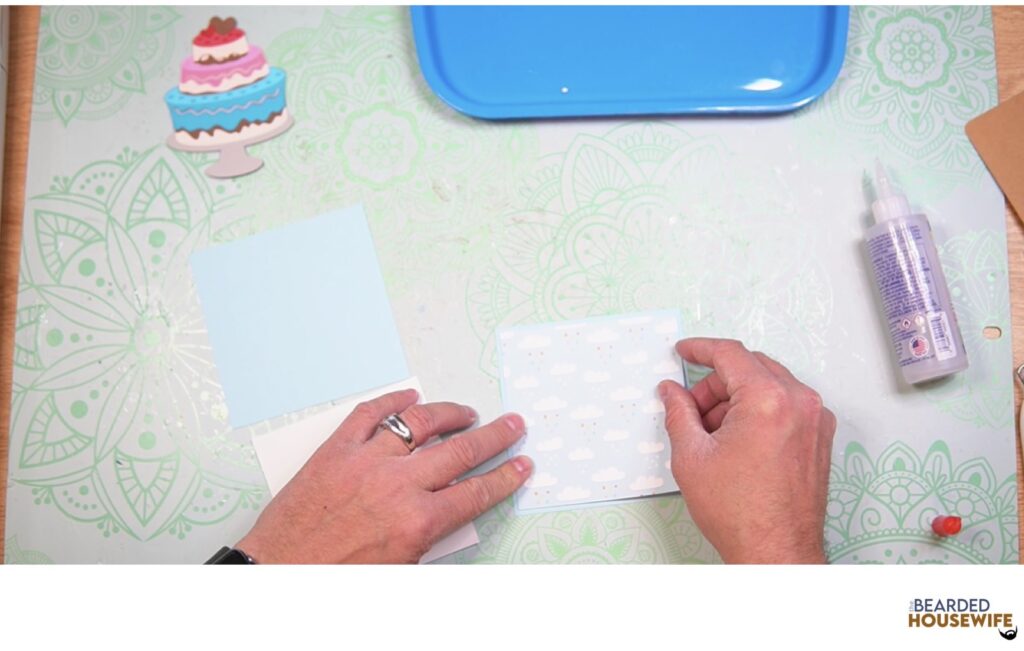 How to Make Birthday Cake Side Edge Cards - The Bearded Housewife
