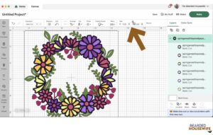 How to Pretty Spring Wreath Layered Paper Crafts - The Bearded Housewife
