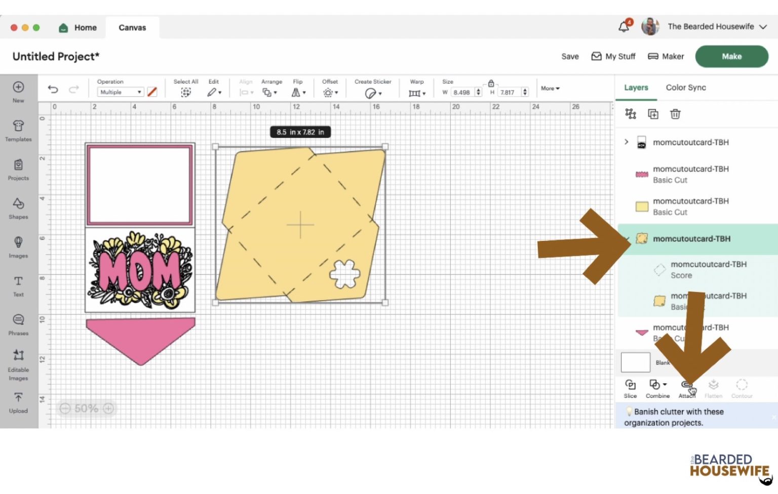 How to Make Pretty Cutout Cards for Mom - The Bearded Housewife