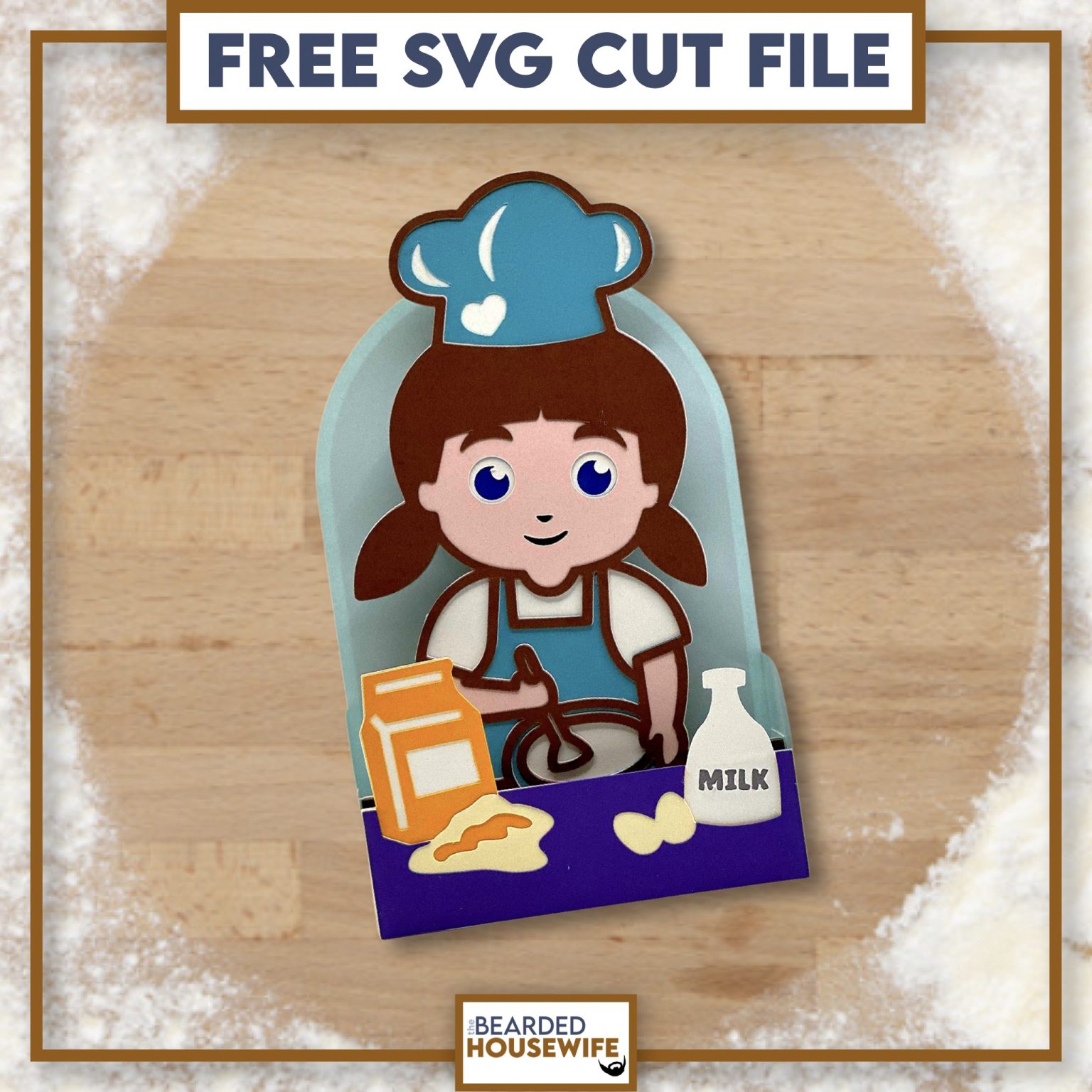 How To Make Cute Baking Box Cards The Bearded Housewife