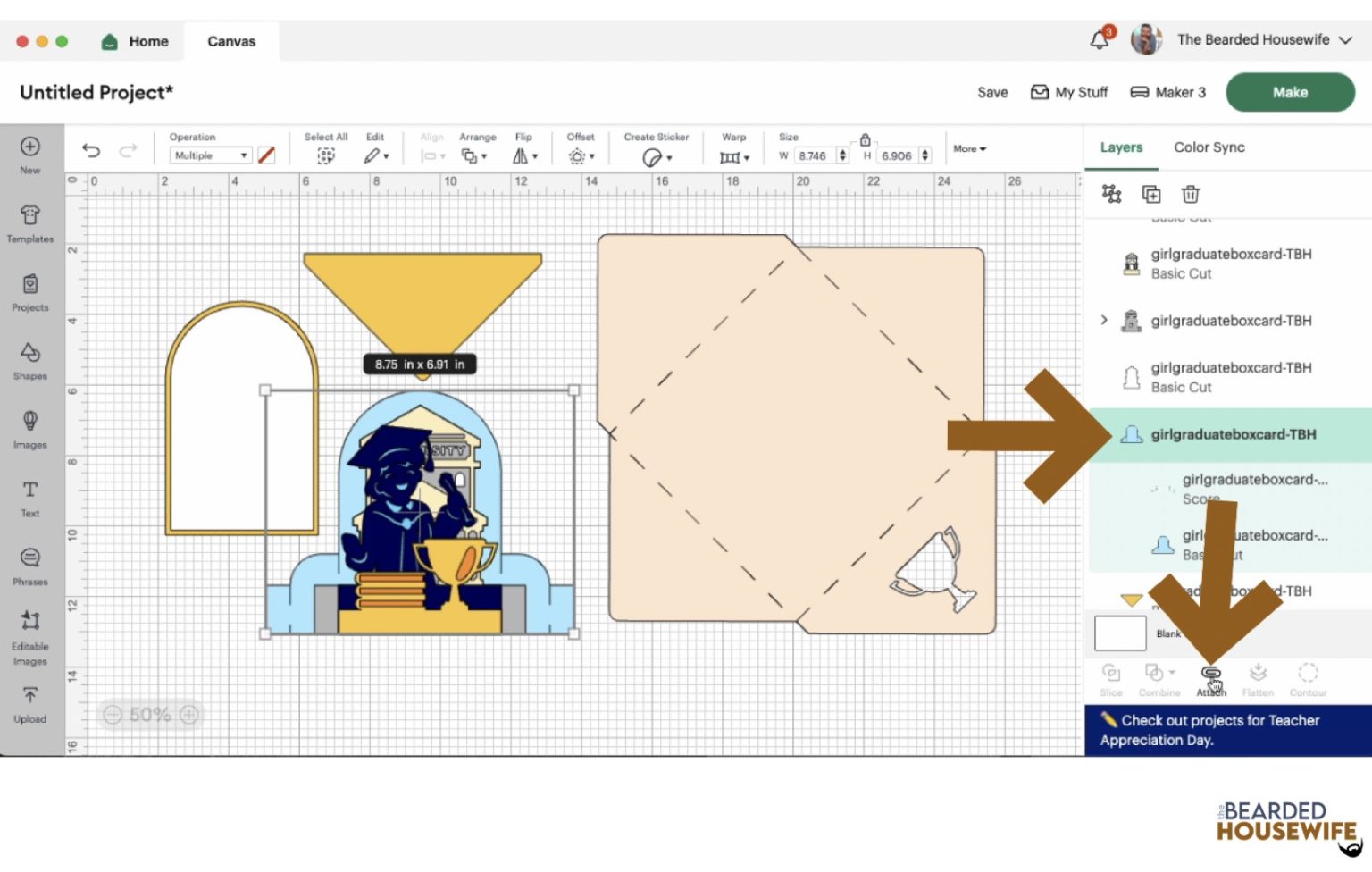 How to Make Box Cards for Graduates - The Bearded Housewife