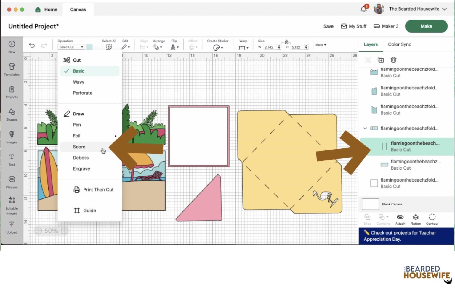How to Make Summer Z-Fold Cards - The Bearded Housewife