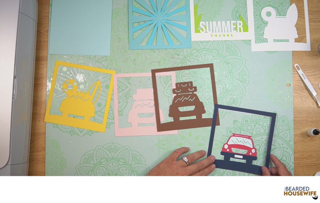 How to Make Fun Summer Travel Shadow Boxes - The Bearded Housewife